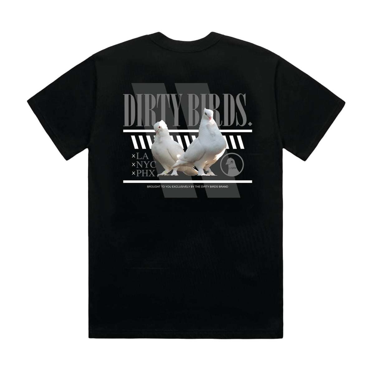White Birds Tee – DIRTY BIRDS STORE
